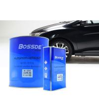 China Bossde 2K Pure Black Reliable Gloss Finish 4L Professional Automotive Refinish Coating for sale