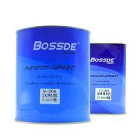 China Bossde 2K Pure Black Durable Auto Refinish Paint 4L Strong Adhesion Car Body Coating for sale