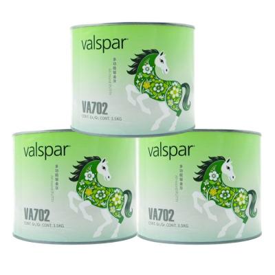 China Valspar Body Filler Efficient Advanced Repair Paste 3.5kg Low Shrinkage For Car Dent Repair for sale