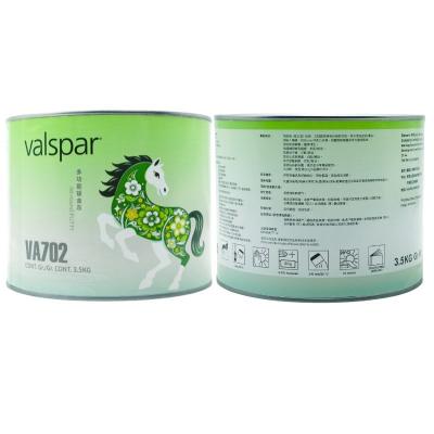 China Valspar Body Filler Reliable Strong Repair Formula 3.5kg Fast Sanding For Auto Panel Repair for sale