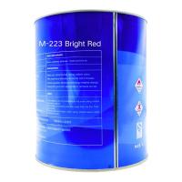 China Bossde 2K Bright Red Automotive Paint Durable Professional 4L Coating For Vehicle Repair for sale