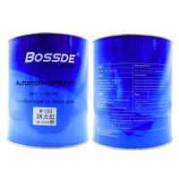 China Bossde 2K Bright Red Top Coat Strong Fast Drying 4L Paint For Auto Body Refinishing for sale