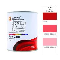 China Zuotong ZT9142 Bright Red 2K Car Paint Direct Gloss Acrylic Polyurethane Auto Body Refinish Topcoat for sale