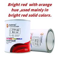 China Zuotong ZT9142 Bright Red 2K Car Paint Direct Gloss Acrylic Polyurethane Auto Body Refinish Topcoat for sale