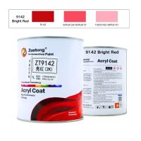 China Zuotong ZT9142 Bright Red 2K Car Paint Direct Gloss Acrylic Polyurethane Auto Body Refinish Topcoat for sale