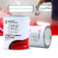 China Zuotong ZT9142 Bright Red 2K Car Paint Direct Gloss Acrylic Polyurethane Auto Body Refinish Topcoat for sale