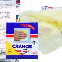 China CRAMOS 1027 Cotton Gauze Tack Cloth 30x40cm Resin Coated Dust Removal Wipe For Auto Painting for sale