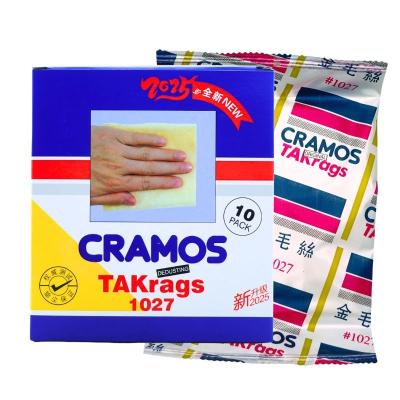 China CRAMOS 1027 Cotton Gauze Tack Cloth 30x40cm Resin Coated Dust Removal Wipe For Auto Painting for sale