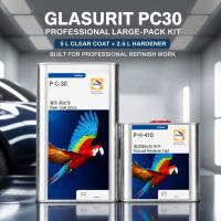 China Glasurit P-C-30 2K Acrylic Polyurethane Clear Coat High Gloss Car Refinish With Fast Standard Slow Hardener for sale