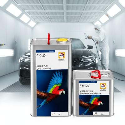 China Glasurit P-C-30 High Gloss 2K Automotive Clear Coat Top Coat Direct Bake Car Refinish Clearcoat for sale