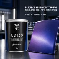 China Ultra 9K U9130 Blue Violet Water-Based Basecoat Mixing Toner 1L for Automotive Paint Mixing System Formula for sale