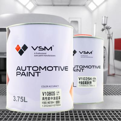 China VSM V1080S 2K High Build Automotive Primer Surfacer Gray 4:1 Mix Ratio for Auto Body Repair Refinish for sale