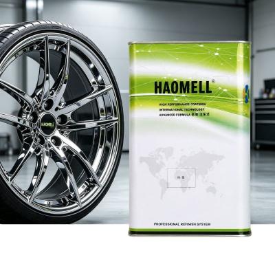 China Gate High-Hardness 2K Acrylic Clearcoat Scratch-Resistant Mirror Finish for Alloy Rims Chrome Metal 5L for sale