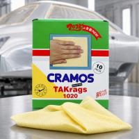 China CRAMOS 1020 Nonwoven Sticky Tack Rag 35cm x 35cm Automotive Spray Paint Surface Cleaning Cloth 10pcs for sale