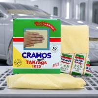 China CRAMOS TAKrags 1020 Nonwoven Tack Cloth 35x35cm Pre-Paint Dust Removal for Automotive Refinish Wheel Coating Spray for sale