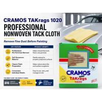 China CRAMOS TAKrags 1020 Nonwoven Tack Cloth 35x35cm Pre-Paint Dust Removal for Automotive Refinish Wheel Coating Spray for sale