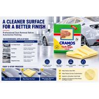 China CRAMOS 1020 Nonwoven Sticky Tack Rag 35cm x 35cm Automotive Spray Paint Surface Cleaning Cloth 10pcs for sale