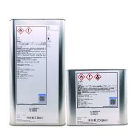 China Glasurit 923-666 VOC Clear Coat 2K High Solids Polyurethane Clear For Automotive Refinish 2:1 W 929-666 Hardener for sale