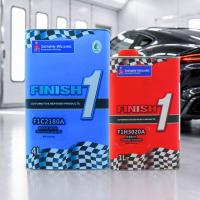 China Sherwin-Williams Finish 1 F1C2180A VOC High Gloss 2K Automotive Clear Coat with F1H3020A Standard Hardener for sale