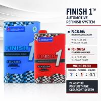 China Sherwin-Williams Finish 1 F1C2180A VOC High Gloss 2K Automotive Clear Coat with F1H3020A Standard Hardener for sale