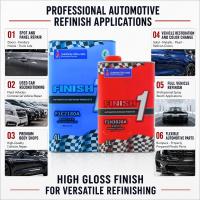 China Sherwin-Williams Finish 1 F1C2180A VOC High Gloss 2K Automotive Clear Coat with F1H3020A Standard Hardener for sale