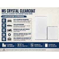 China Economical 2K Crystal Gloss Clearcoat 1L 0.5L Hardener for Automotive Refinish Industrial Applications for sale