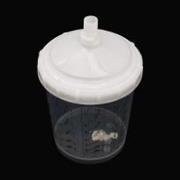 China Disposable Paint Mixing Spray Cup System with Ratio Scales for Automotive Refinish Spray Gun Painting for sale