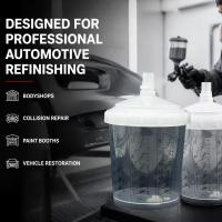 China Disposable Paint Mixing Spray Cup System with Ratio Scales for Automotive Refinish Spray Gun Painting for sale