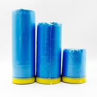 China Pre-Taped Masking Film Automotive Car Refinishing Paint Overspray Protection for Body Panels for sale