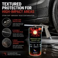 China 2L 1K Black Rubberized Stone Chip Coating for Automotive Underbody Wheel Arch and Rocker Panel Protection for sale