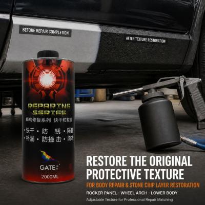 China 2L 1K Black Rubberized Stone Chip Coating for Automotive Underbody Wheel Arch and Rocker Panel Protection for sale