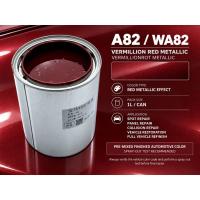 China BMW X6 A82 Vermilion Red Metallic Pre-Mixed Automotive Refinish Paint for Body Shop Panel Repair 1L for sale