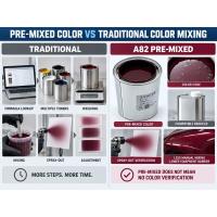 China BMW X6 A82 Vermilion Red Metallic Pre-Mixed Automotive Refinish Paint for Body Shop Panel Repair 1L for sale