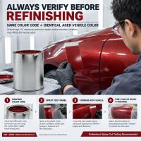China A82 WA82 Vermilion Red Metallic Car Refinish Paint for BMW X6 Auto Body Repair Wholesale Supply 1L for sale