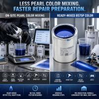 China Honda Accord B575P Still Night Pearl Pre-Mixed Automotive Refinish Paint for Panel and Collision Repair 1L for sale