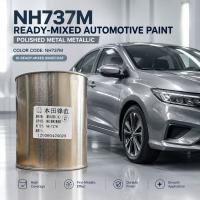 China Pre Mixed by Vehicle Color Code Silver Metallic Finish 1K Basecoat For Honda City Type Automotive Refinishing for sale