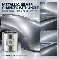 China Pre Mixed by Vehicle Color Code Silver Metallic Finish 1K Basecoat For Honda City Type Automotive Refinishing for sale
