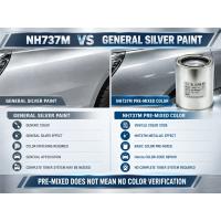 China Pre Mixed by Vehicle Color Code Silver Metallic Finish 1K Basecoat For Honda City Type Automotive Refinishing for sale