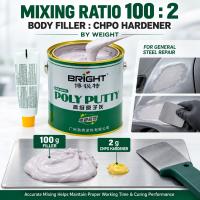 China Easy Sanding Custom White Automotive Body Putty With 3 Quick Drying Options for sale