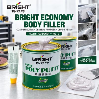 China Bright Polyester Body Filler for Automotive Repair, Dent Filling, Sanding & Paint Preparation for sale