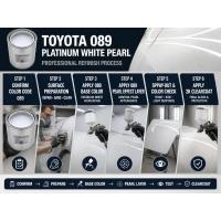 China Toyota 089 Platinum White Pearl Two-Stage Automotive Refinish Paint 1K Ready Mixed Basecoat Pearl Effect Coat for sale