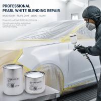 China Toyota 089 Pearl White Two Stage Automotive Refinish Paint 1K Basecoat Pearl Effect Coat 1L Can for sale