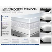 China Toyota 089 Platinum White Pearl Two-Stage Automotive Refinish Paint 1K Ready Mixed Basecoat Pearl Effect Coat for sale
