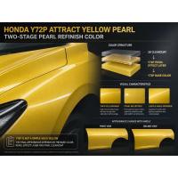 China Y72P Yellow Pearl Automotive Paint for Honda Fit / Jazz Repair Panel Refinish and Used-Car Refurbishment for sale