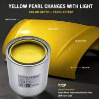 China Y72P Yellow Pearl Automotive Paint for Honda Fit / Jazz Repair Panel Refinish and Used-Car Refurbishment for sale