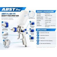 China ABST Pro AB-17S 600ml Gravity Feed Air Spray Gun for Automotive Refinishing and General Painting for sale