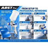 China ABST Pro AB-17S 600ml Gravity Feed Air Spray Gun for Automotive Refinishing and General Painting for sale