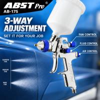 China ABST Pro AB-17S 600ml Gravity Feed Air Spray Gun for Automotive Refinishing and General Painting for sale