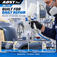 China ABST Pro AB-17S 600ml Gravity Feed Air Spray Gun for Automotive Refinishing and General Painting for sale