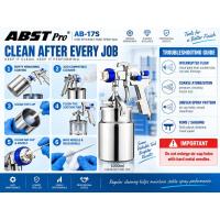 China ABST Pro AB-17S Siphon Feed Air Spray Gun 1000ml for Automotive and Industrial Painting for sale